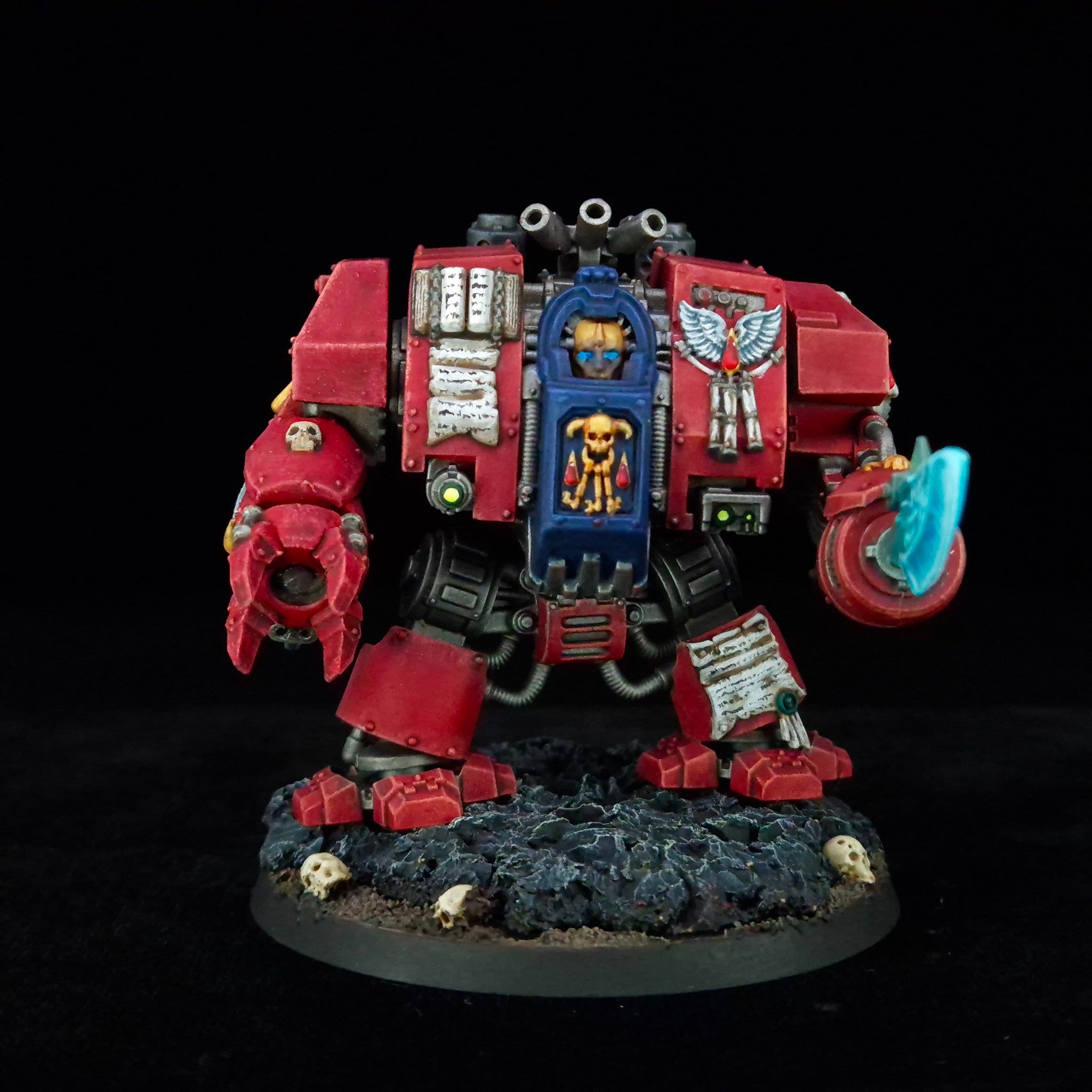 Painted Librarian Dreadnought - Blood Angels - Warhammer 40k – Wargame ...