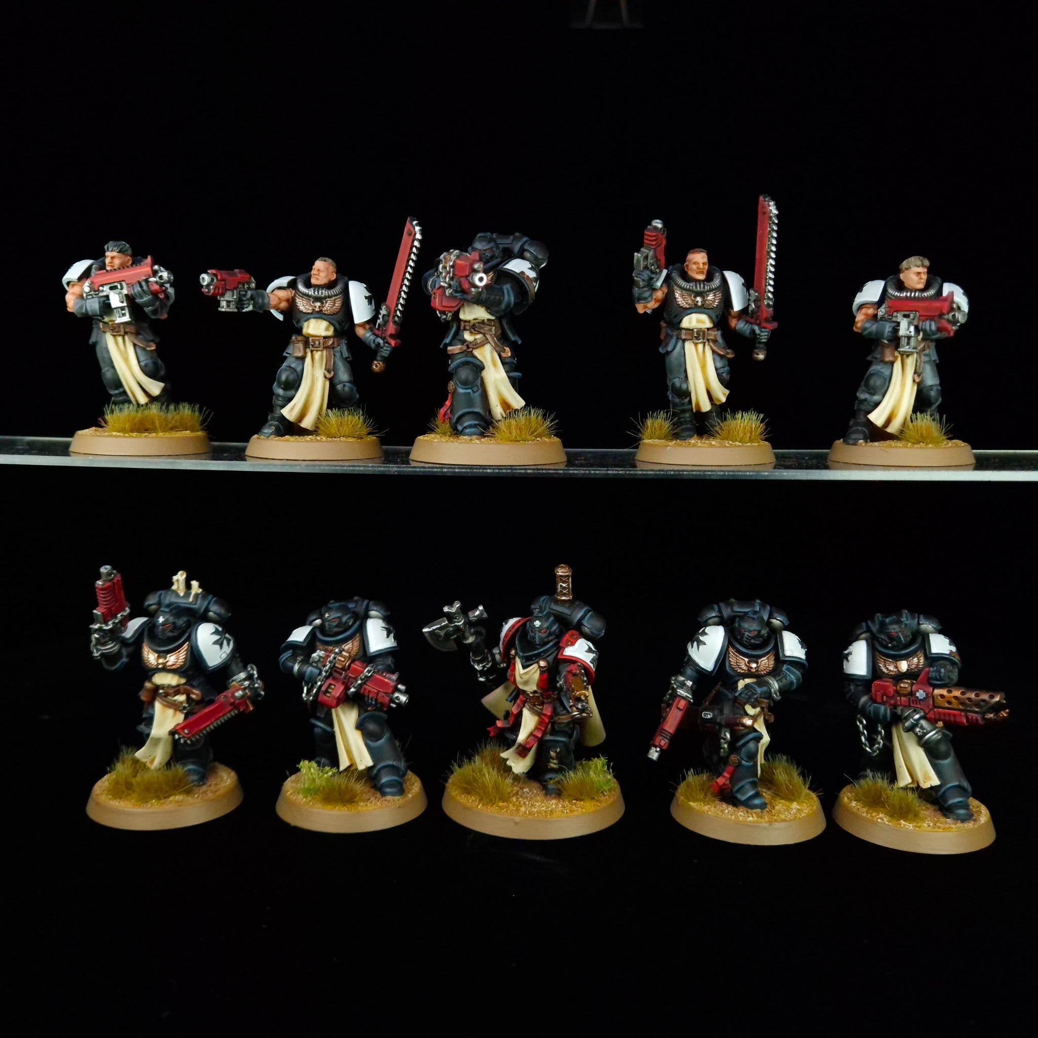 Painted Primaris Crusader Squad - Black Templars - Warhammer 40k ...