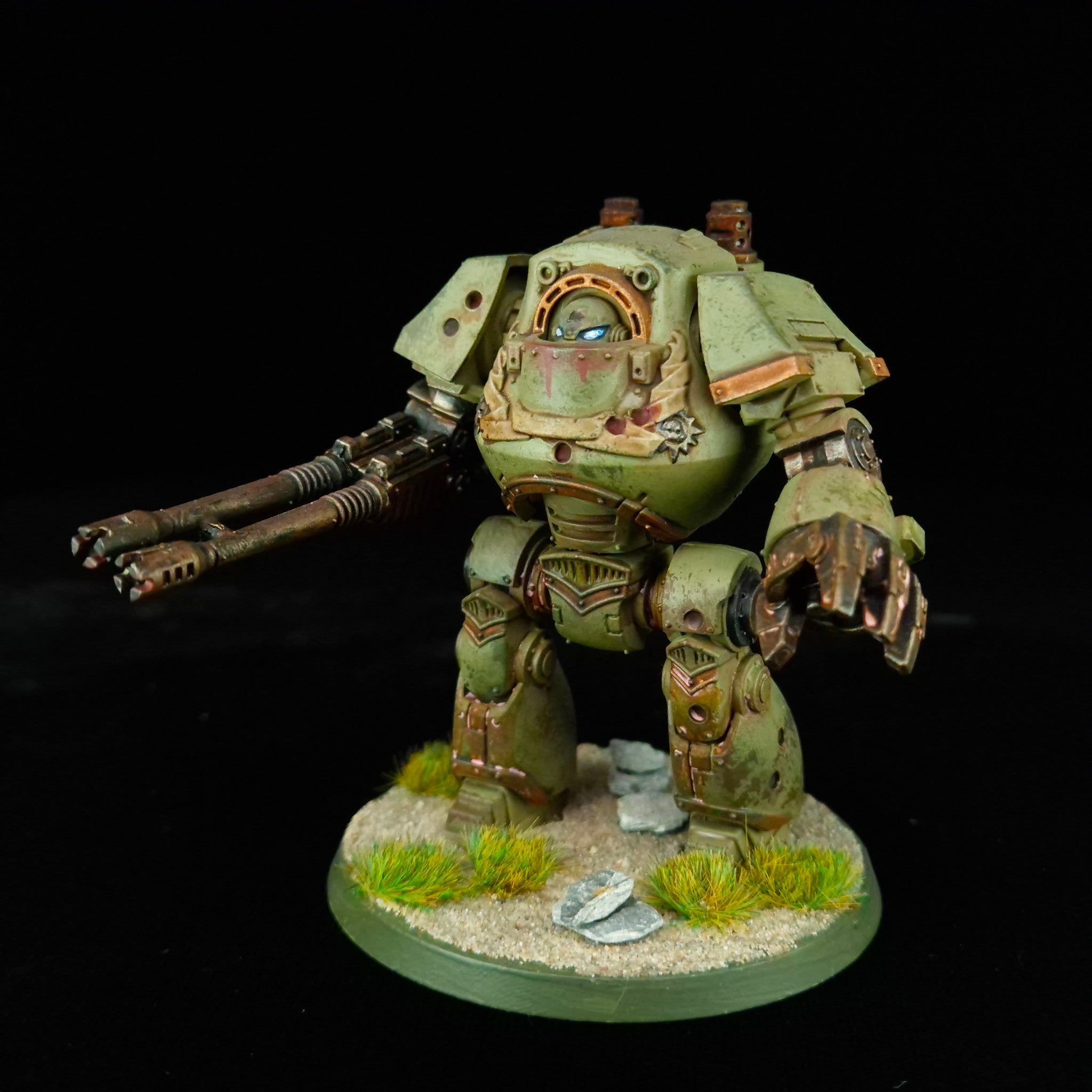 Painted Contemptor Dreadnought - Death Guard - Warhammer 40k – Wargame ...