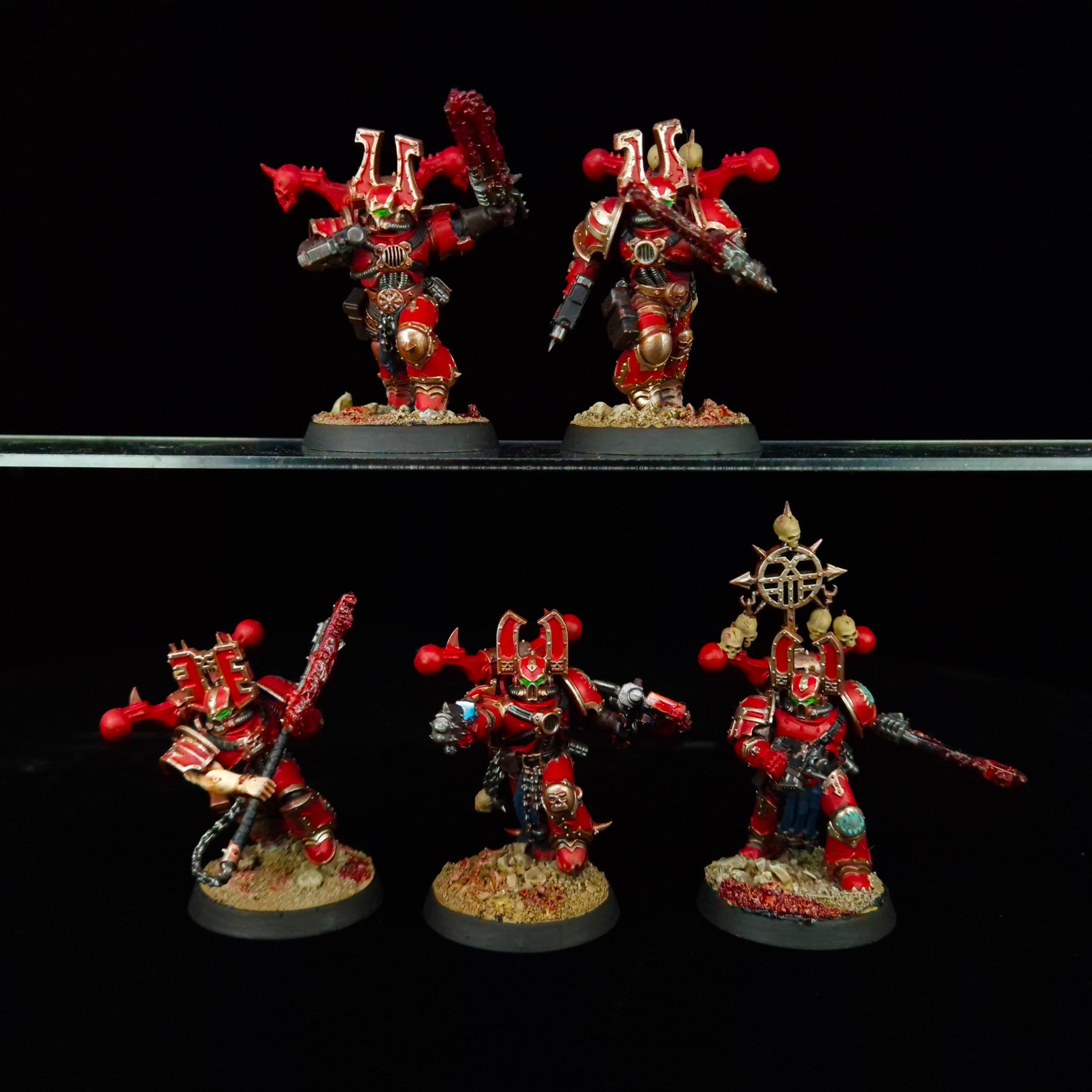 Painted Khorne Berzerkers - World Eaters - Warhammer 40k – Wargame Wares