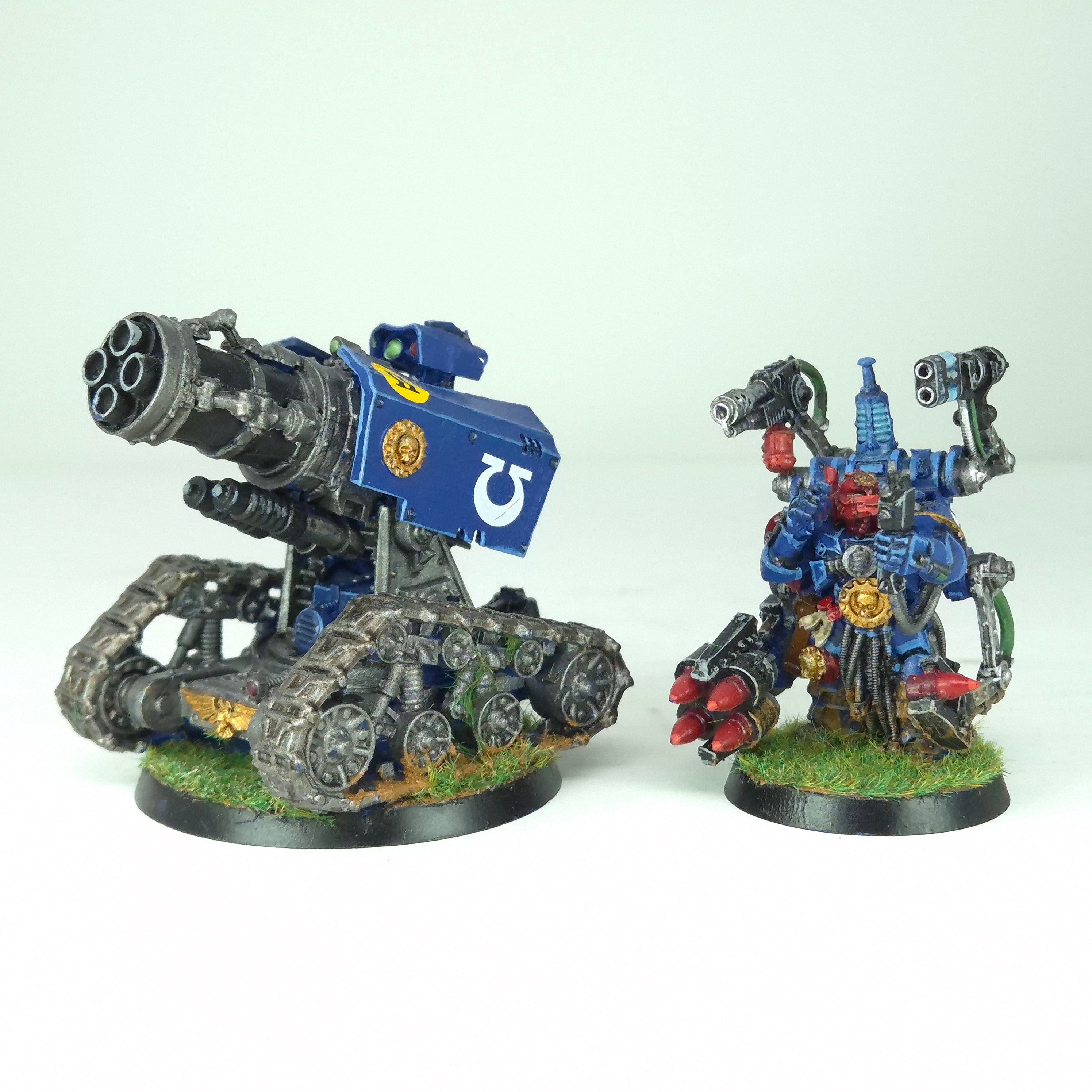 Painted Thunderfire Cannon Techmarine - Ultramarines - Warhammer 40k ...